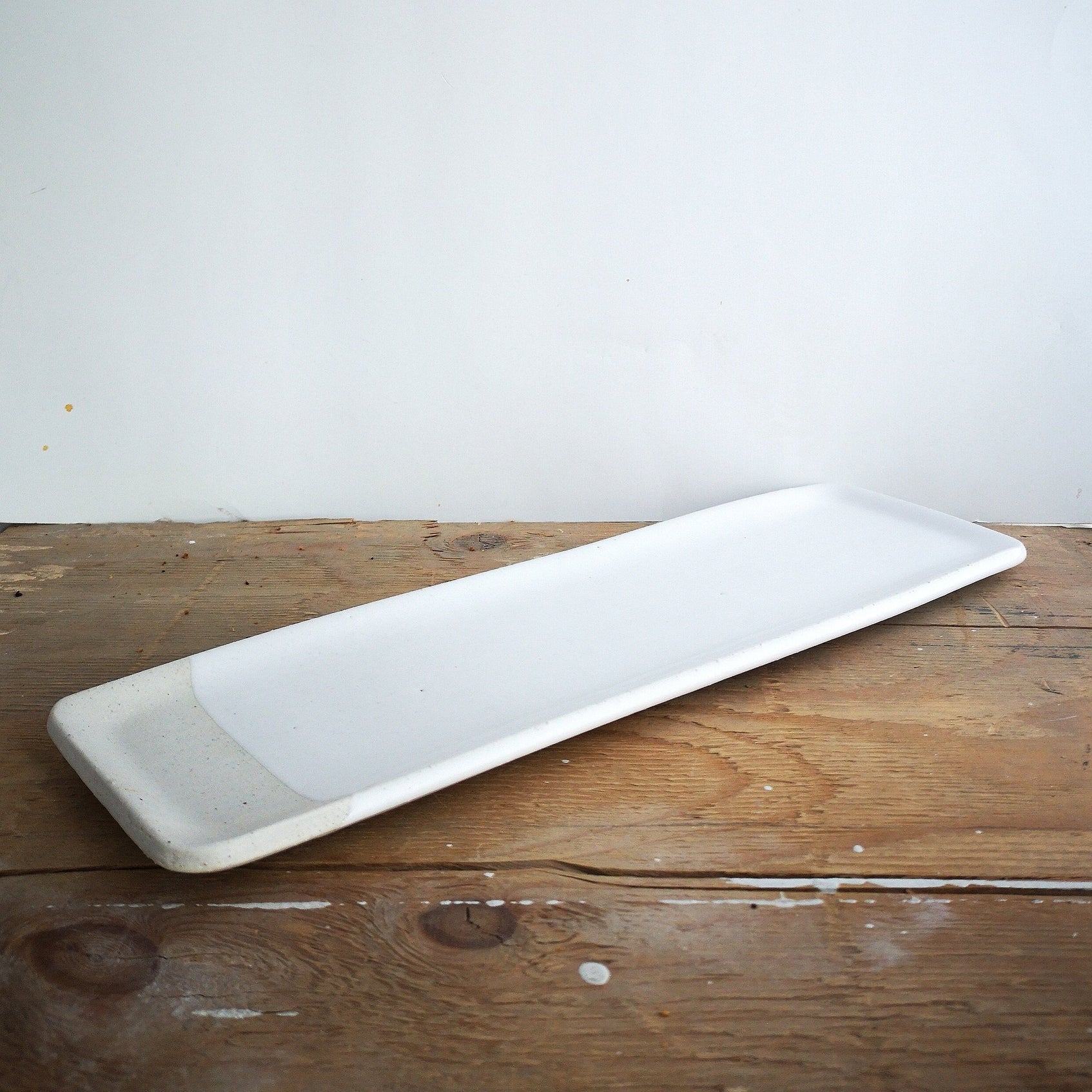 Atelier Tréma | Rectangle Platter | White – The Artisan's Bench