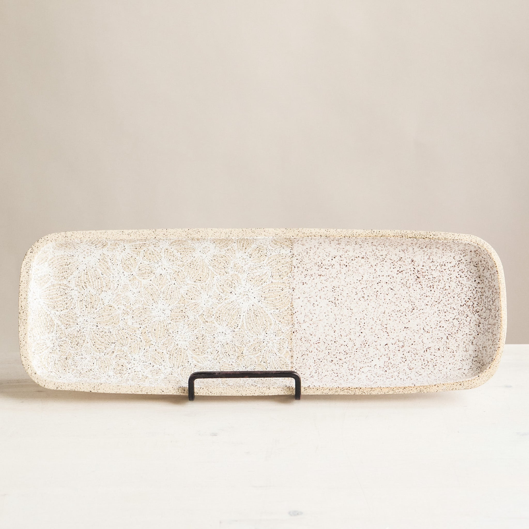 Reseed Ceramics | Dogwood White Tray – The Artisan's Bench
