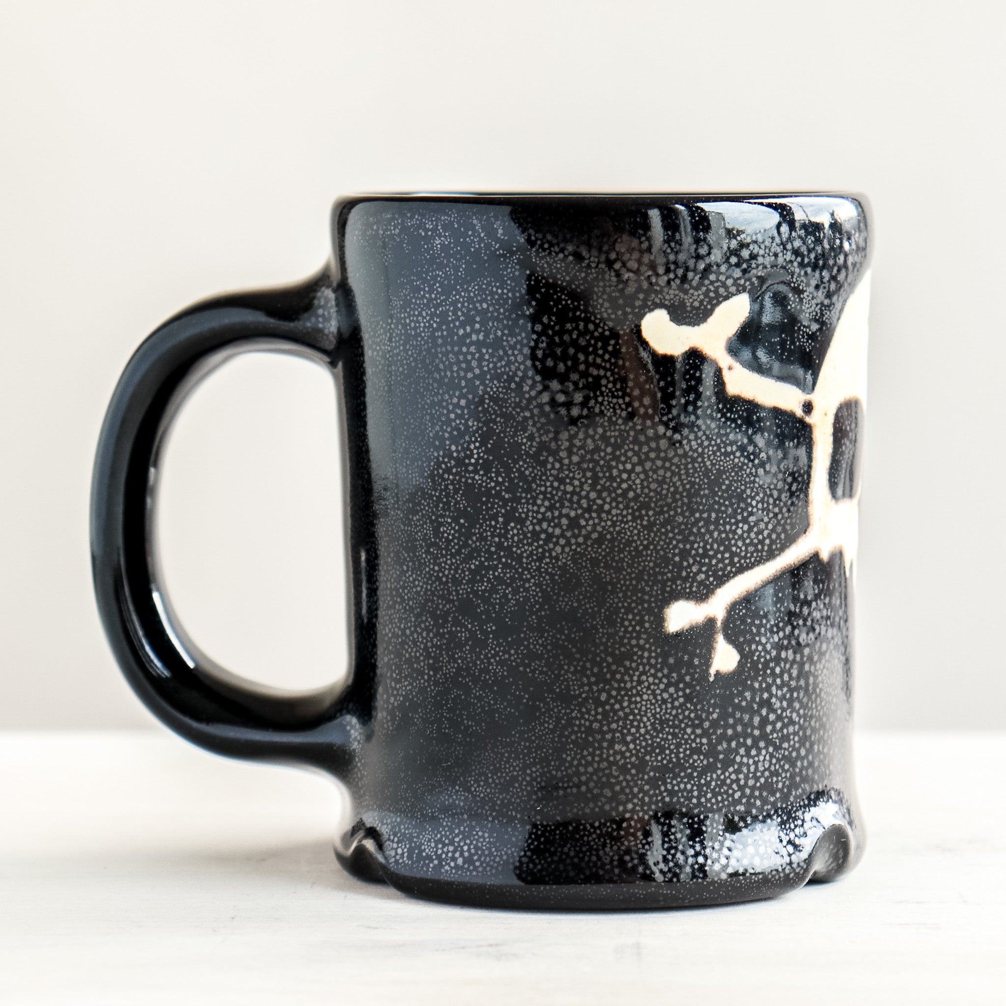 Nicole Pangas | Single Skull Crossbones Mug – The Artisan's Bench