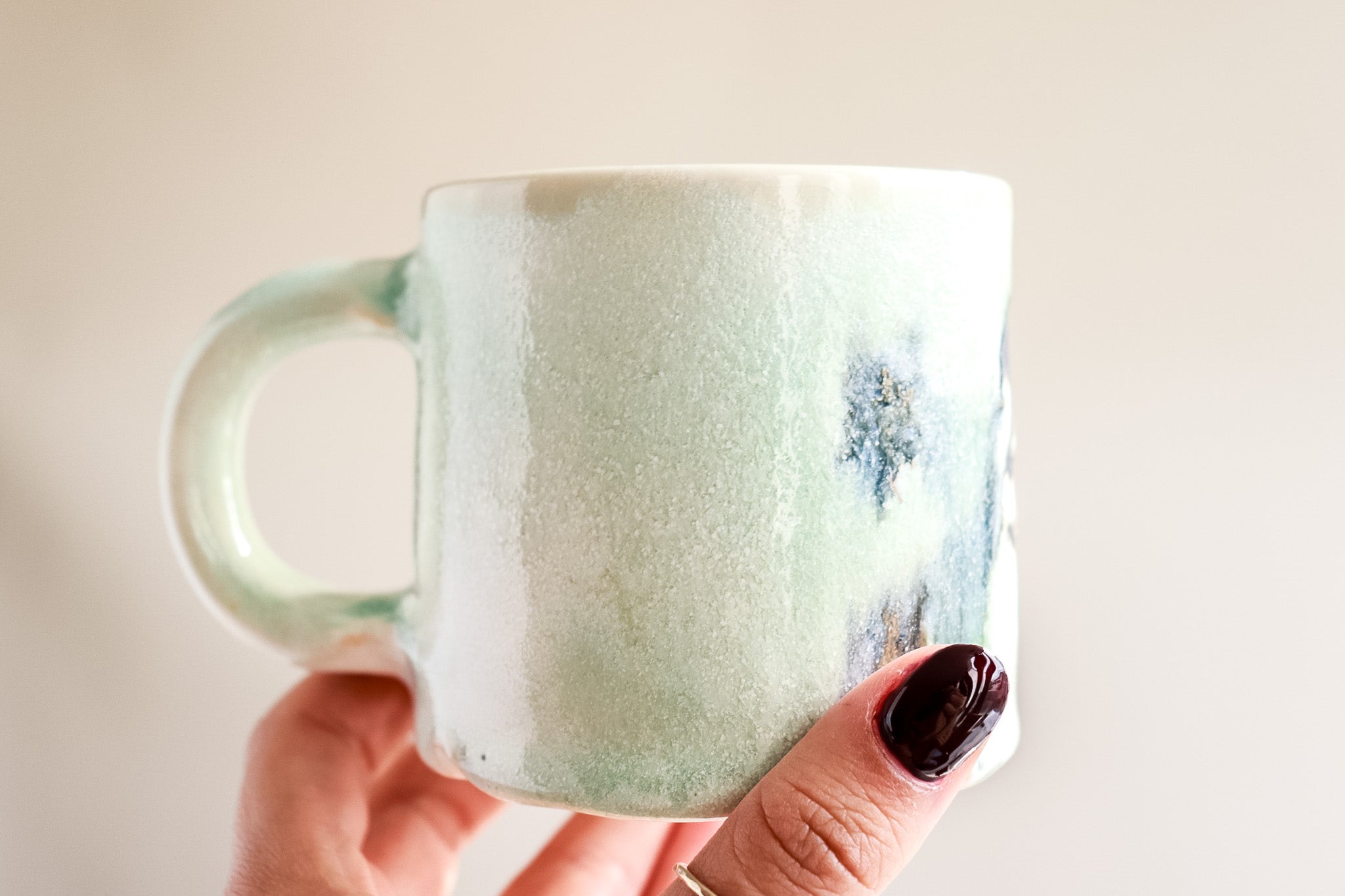 Nicole Pangas | Frost Skull & Crossbones Mug – The Artisan's Bench