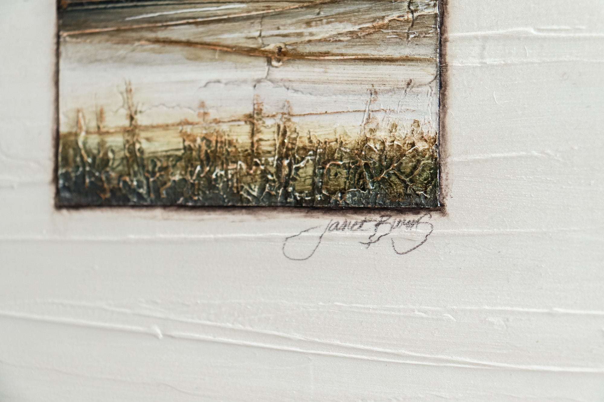 Jan Burns | 11x15 Vertical Moonscape | Blue – The Artisan's Bench