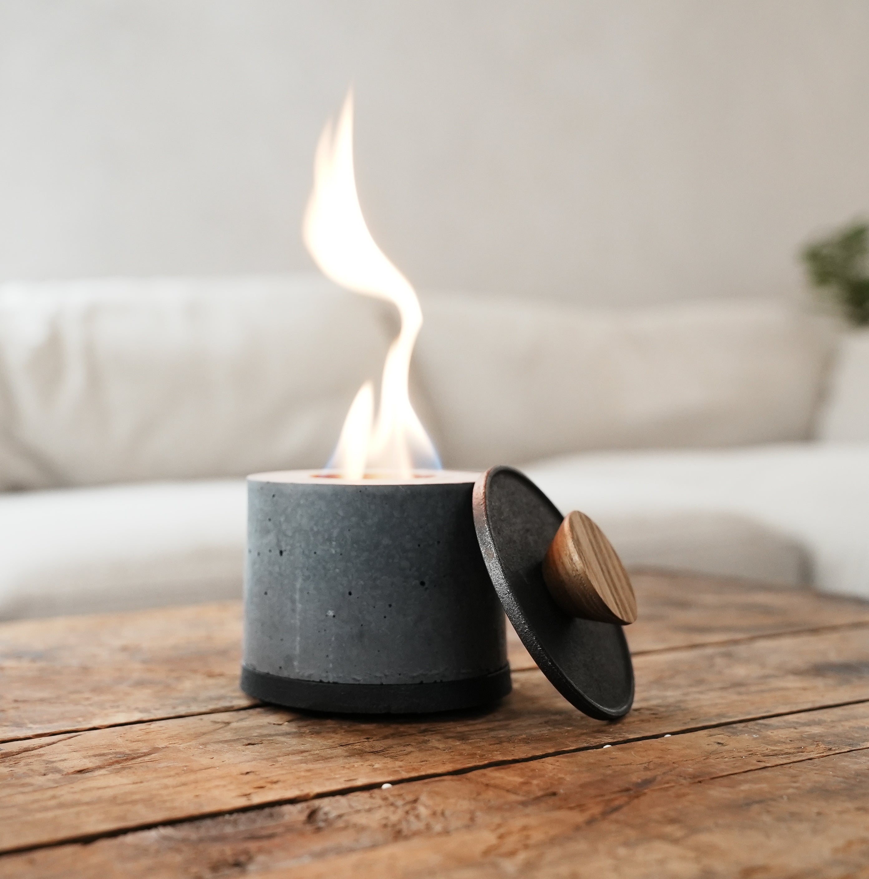 FLIKR Mini Personal Fireplace 3.0 | Black | Uses Rubbing Alcohol ...
