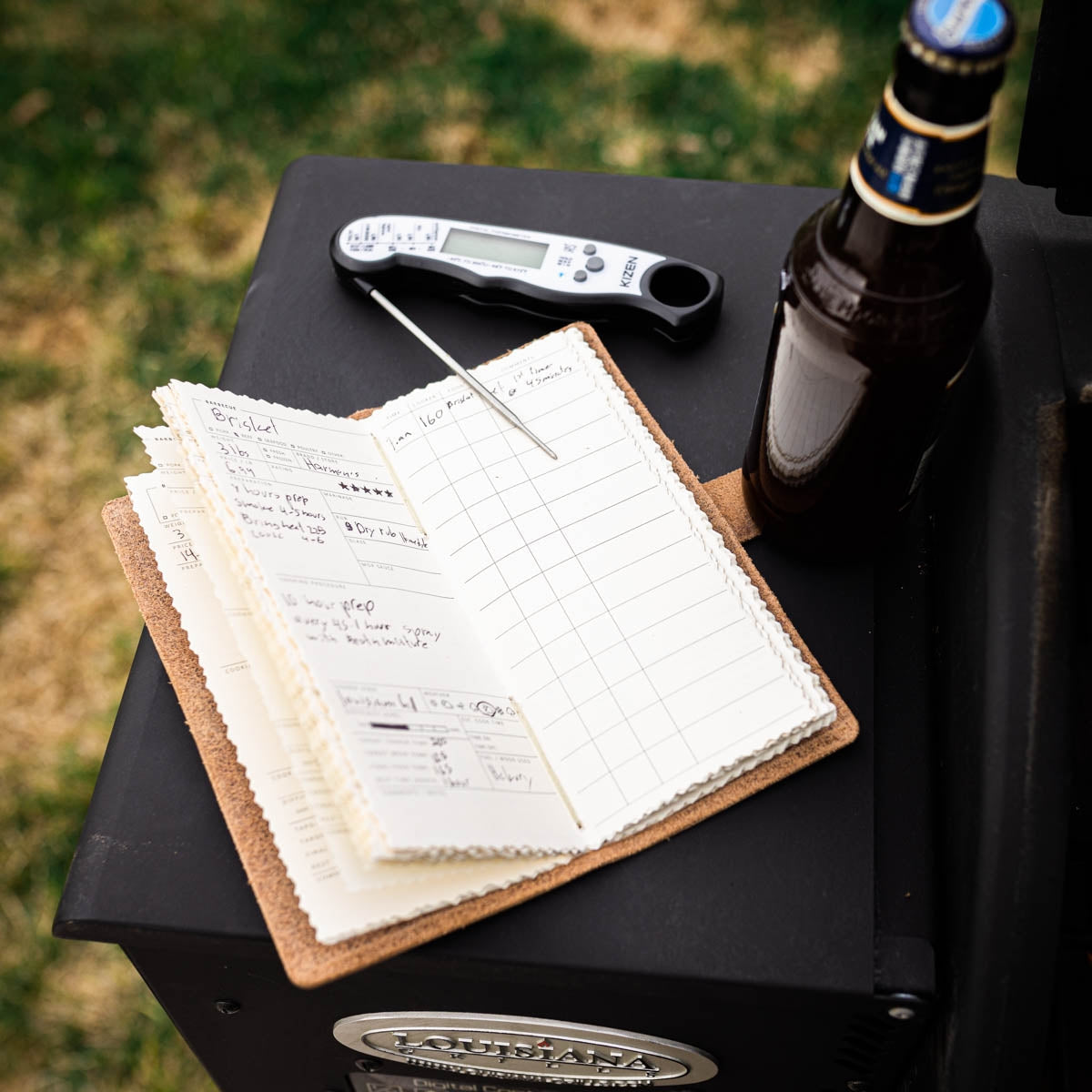 Rustico Leather Journals | BBQ Log | Dark Brown – The Artisan's Bench