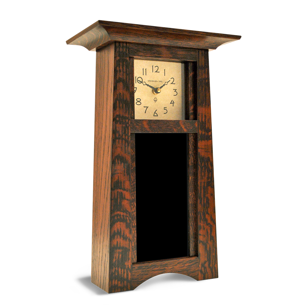 Schlabaugh and Sons | Vertical Craftsman Clock | Fits 4x8 Motawi Tile ...