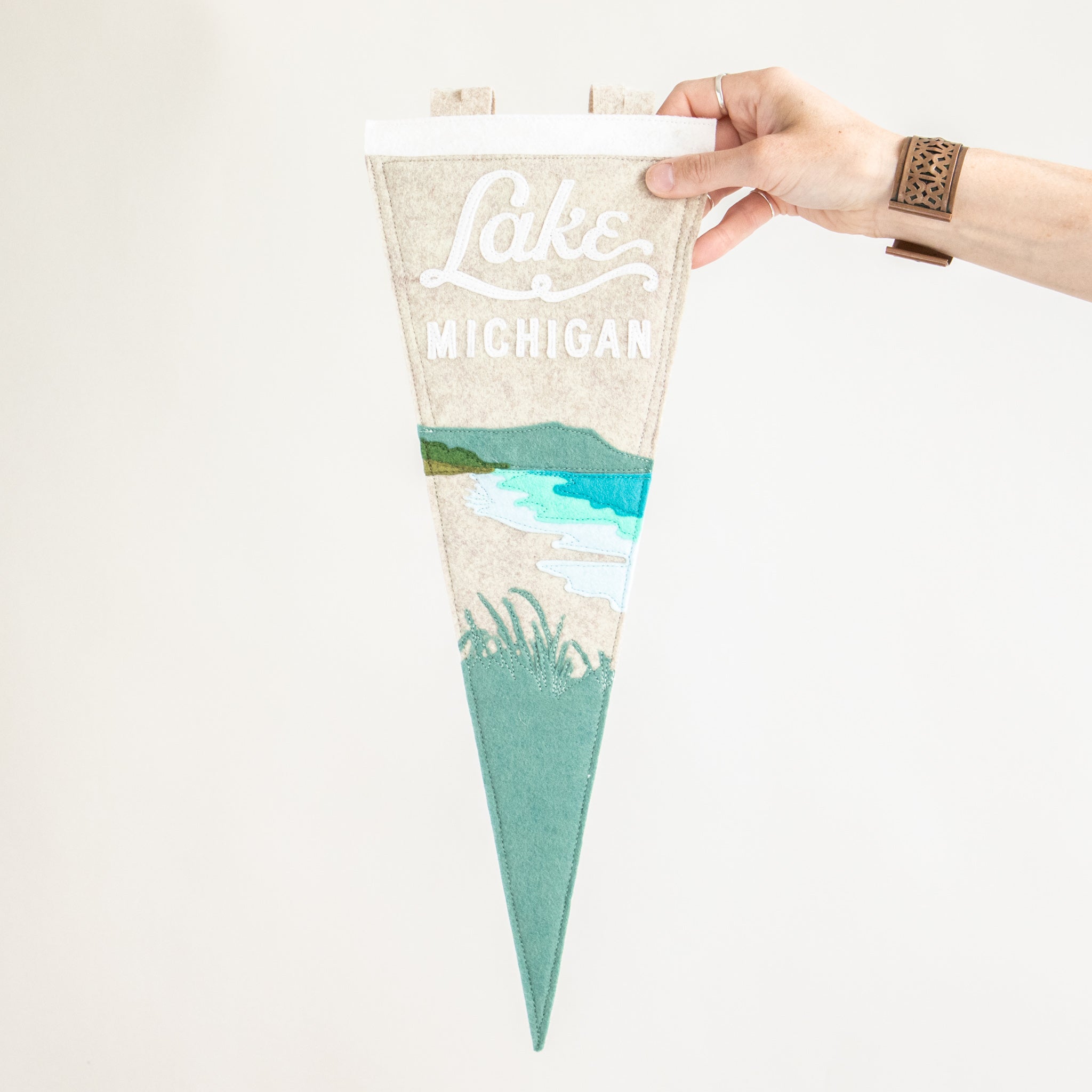 Yoho & Co. | Lake Michigan Pennant | Sandstone – The Artisan's Bench