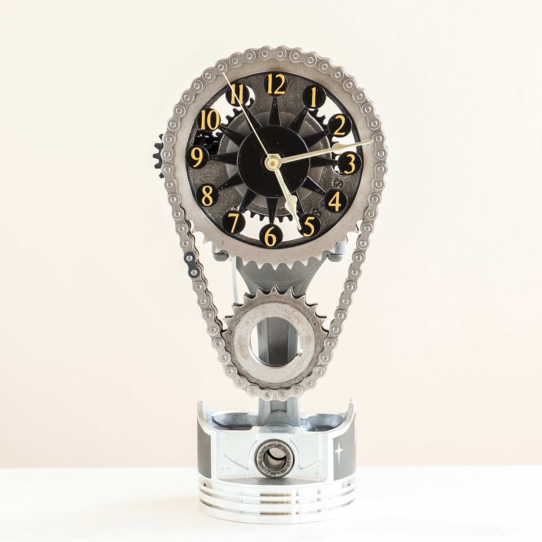 Clock9nine | Chevy Small Block | Motorized Timing Belt Clock – The ...