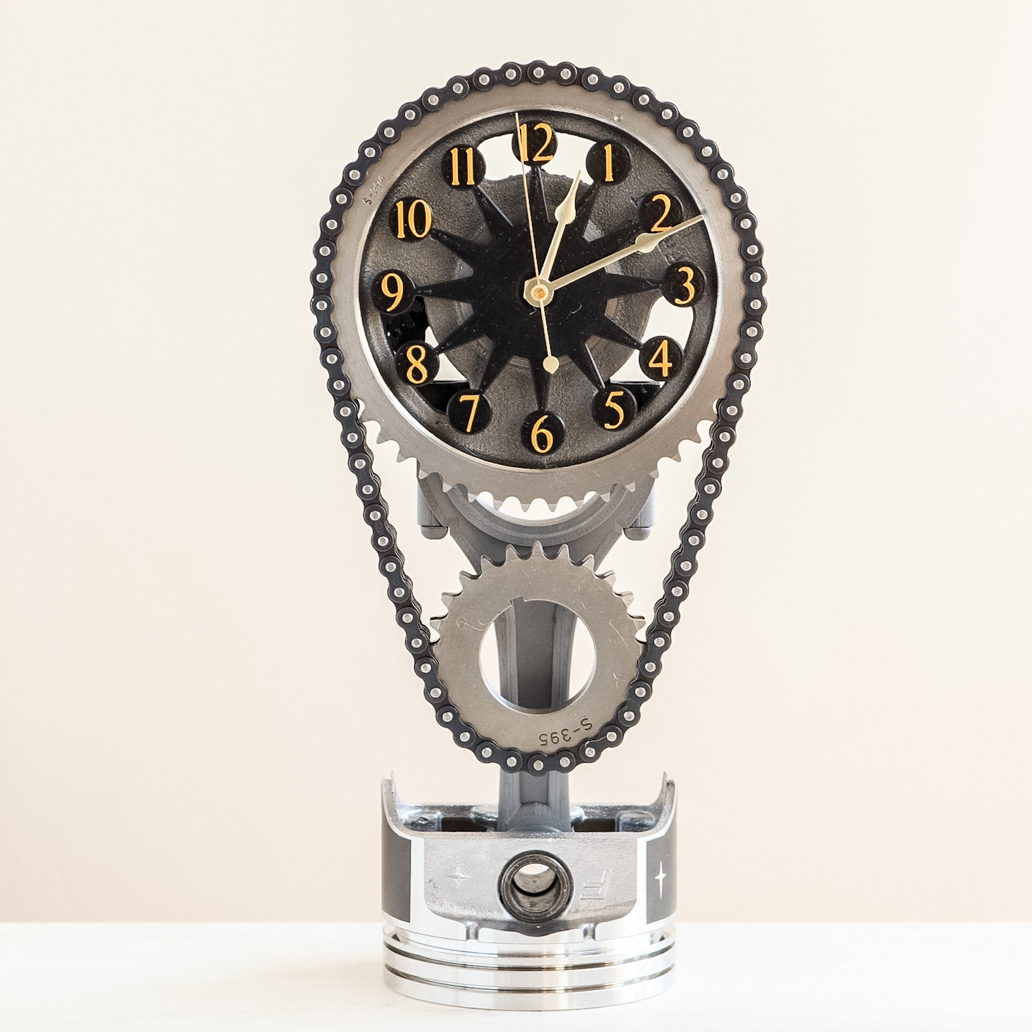 Clock9nine | Chevy Big Block | Motorized Timing Belt Clock – The Artisan's Bench