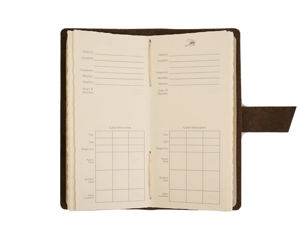 Rustico Leather Journals | Leather Fly Fishing Log – The Artisan's Bench