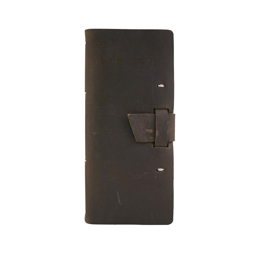 Rustico Leather Journals | Wine Log | Dark Brown – The Artisan's Bench
