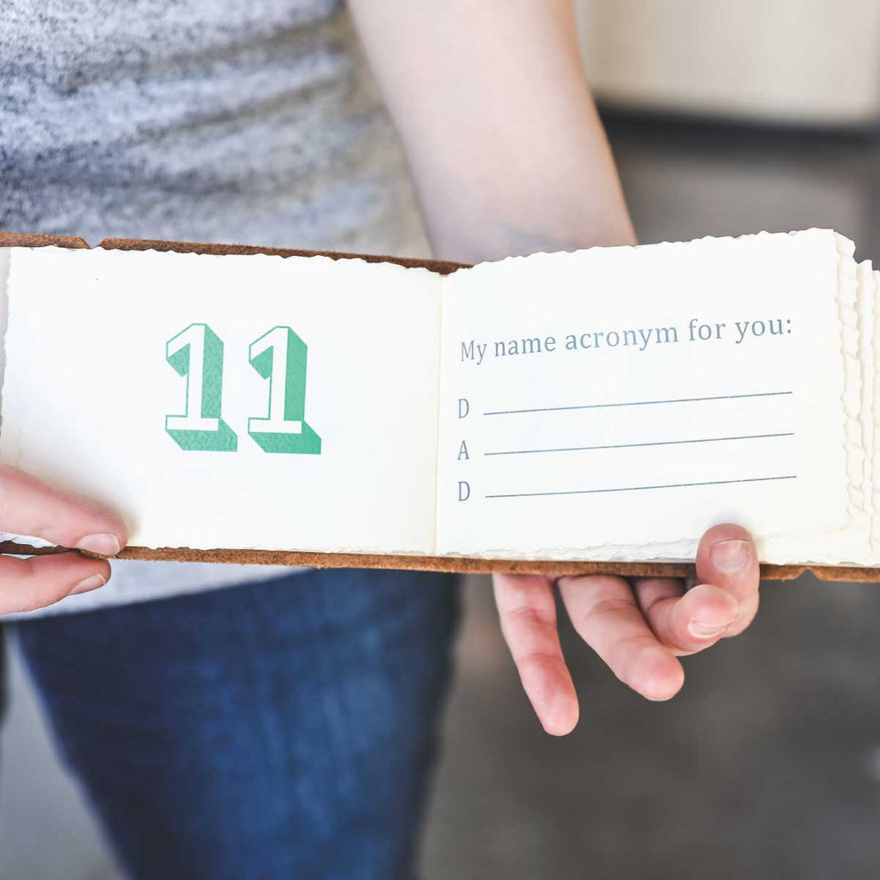 Rustico Leather Journals | "What I Love About Dad" Leather Journal ...