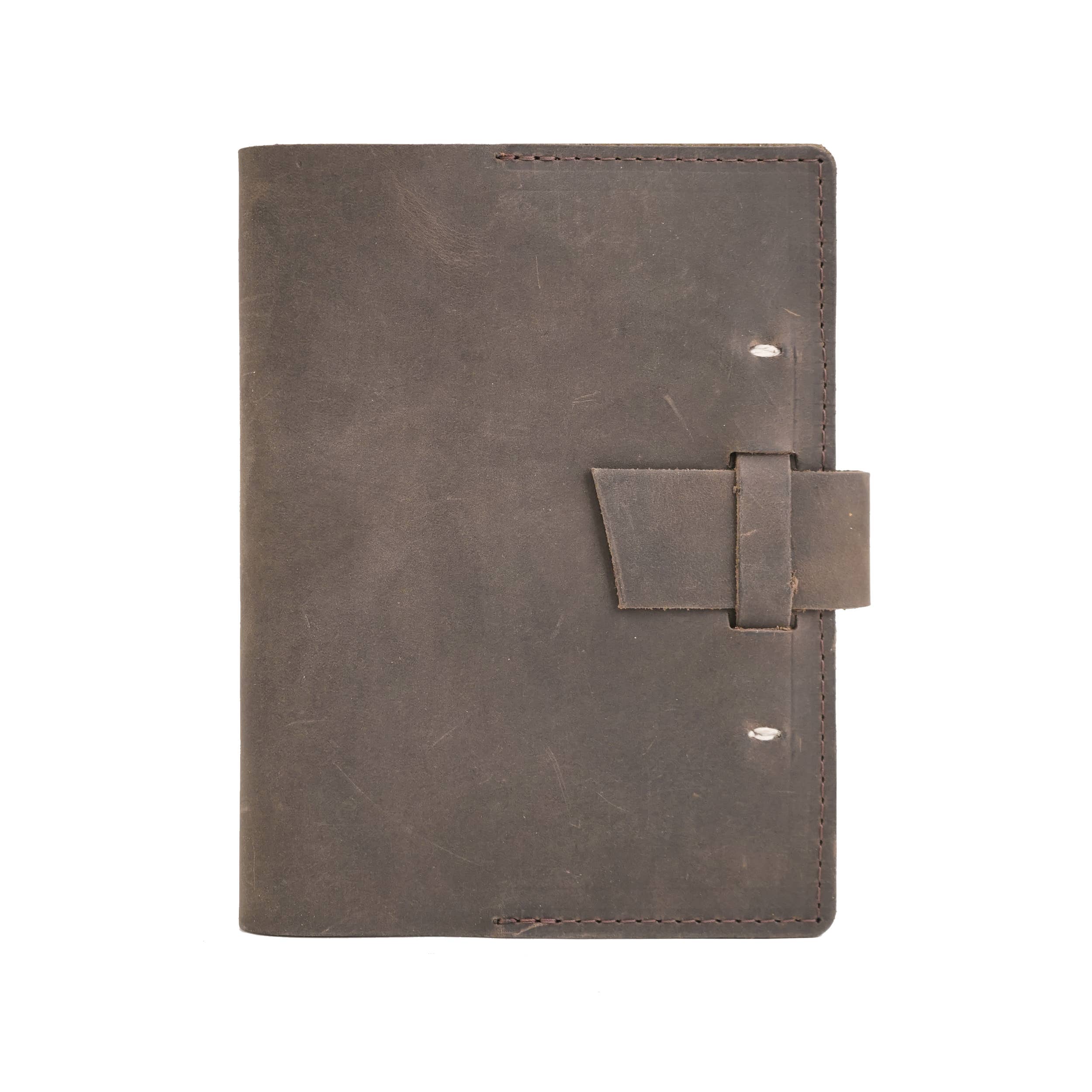 Rustico Leather Journals | Switchback Leather Notebook | Dark Brown ...