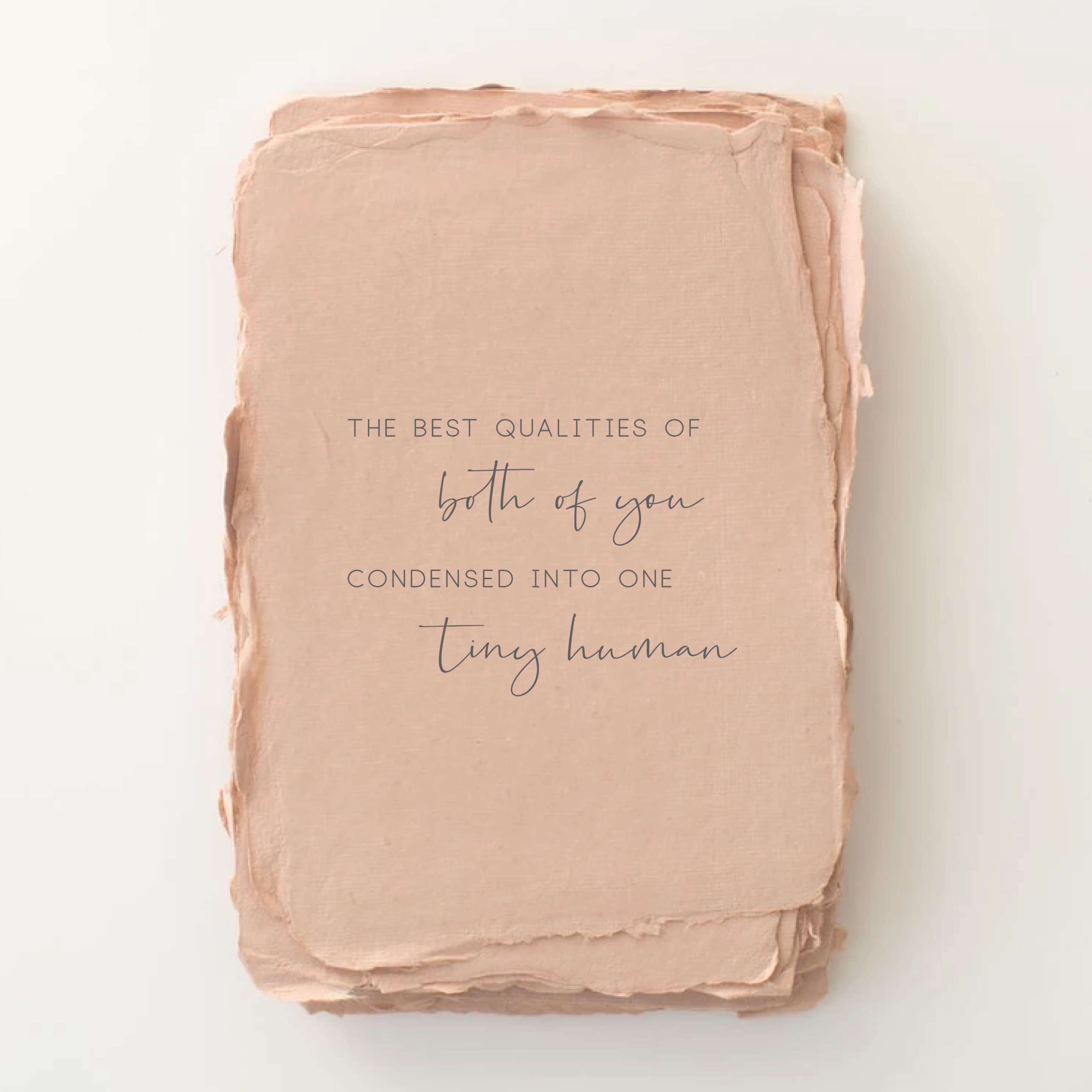 Paper Baristas | Best Qualities Baby Card – The Artisan's Bench