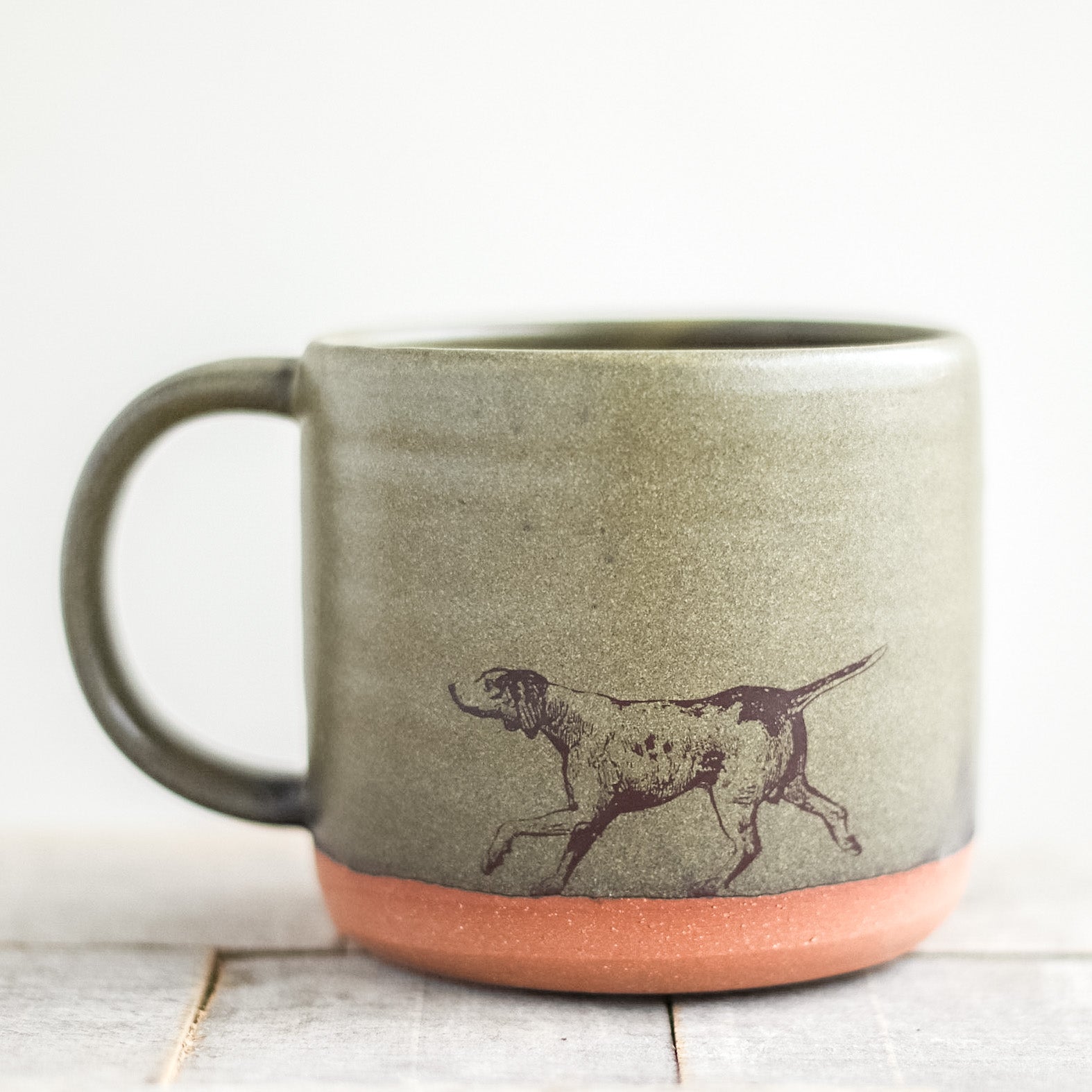 Grayling Ceramics | Dog Mug | Moss – The Artisan's Bench